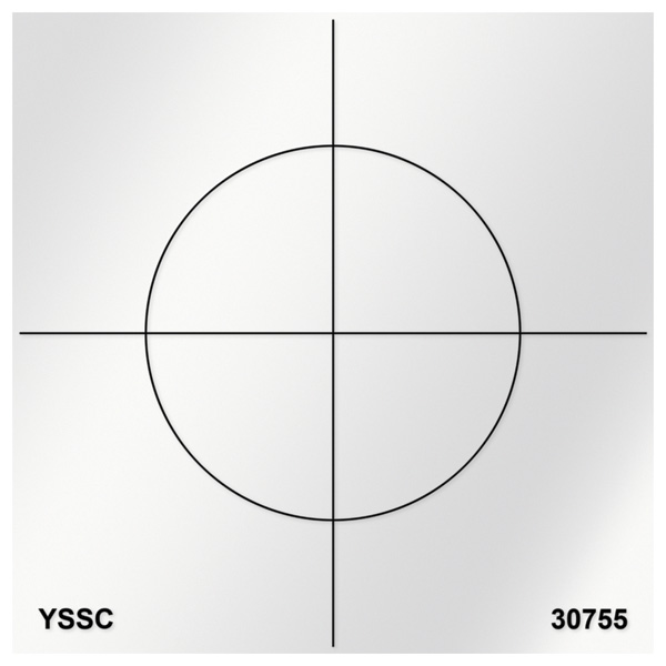 Acrylic Black Cross Target | York Survey Supply Centre