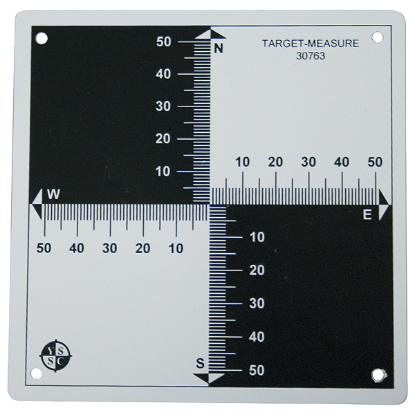 110 x 110mm Graduated Survey Target | York Survey Supply Centre