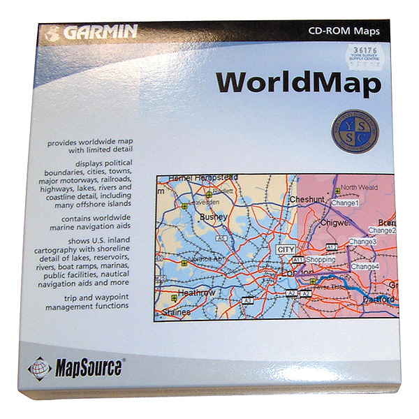 Mapsource Worldmap CD-ROM | York Survey Supply Centre
