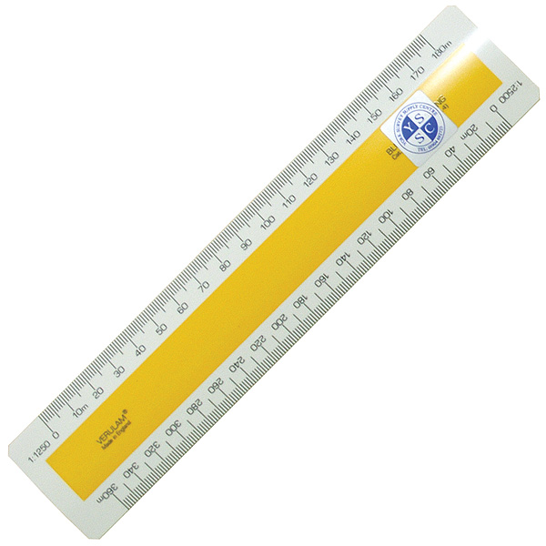 Oval Metric Scale Rule | York Survey Supply Centre