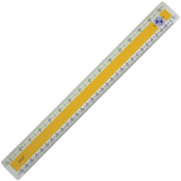 Oval Metric Scale Rule | York Survey Supply Centre