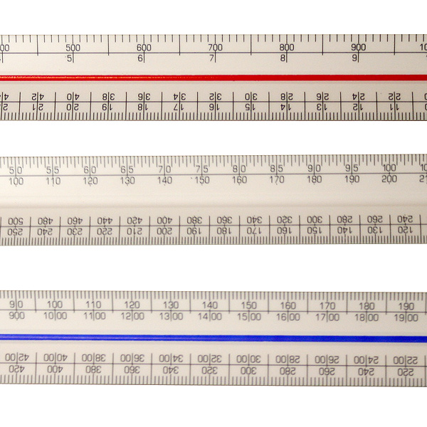 Triangular Scale Rule | York Survey Supply Centre