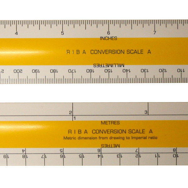 12" Ver Scale Conversion Rule | York Survey Supply Centre
