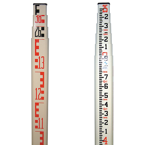 5m Fibreglass Staff/Height Pole | York Survey Supply Centre