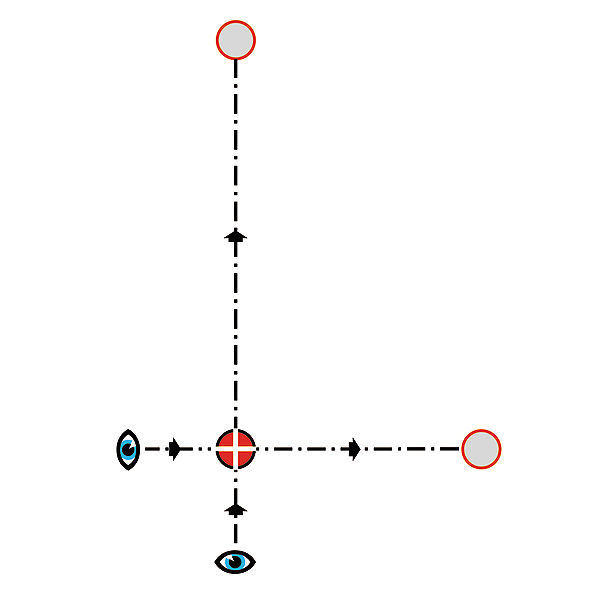 2m Cross-Sight Ranging Pole | York Survey Supply Centre