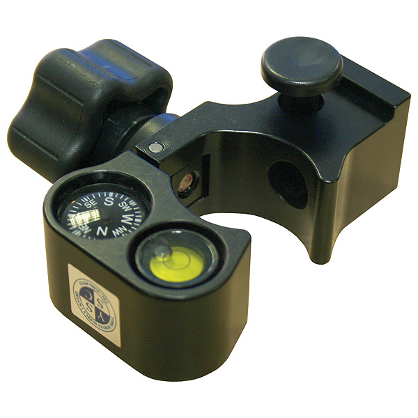 Claw Pole Clamp with Compass & Vial | York Survey Supply Centre