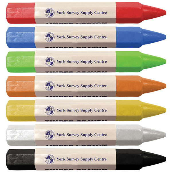 Timber & Metal Crayons (Box of 12) | York Survey Supply Centre