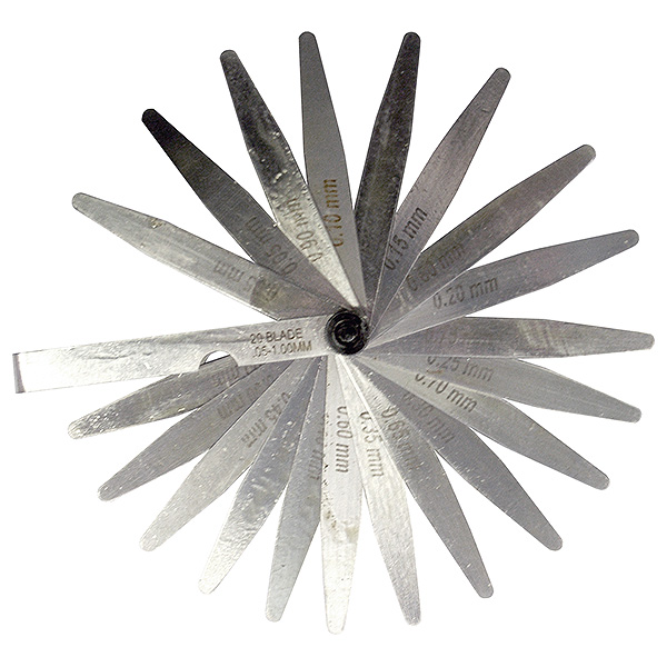 Metric Feeler Gauge Set - 20pcs | York Survey Supply Centre