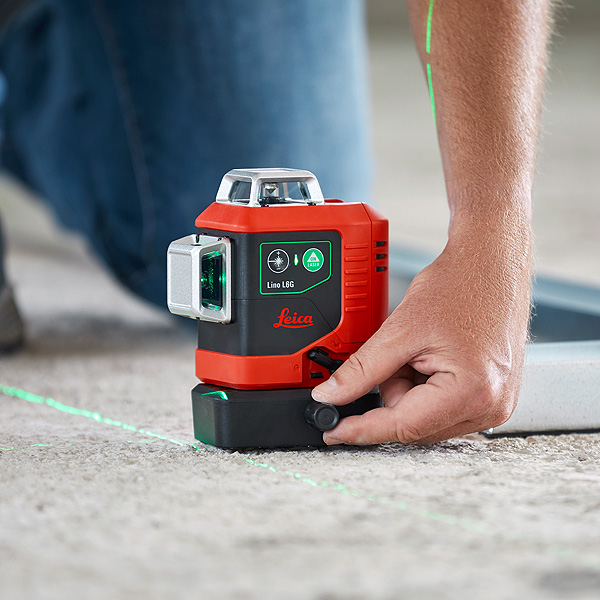 Leica LINO L6G Green Line Laser Outfit | York Survey Supply Centre